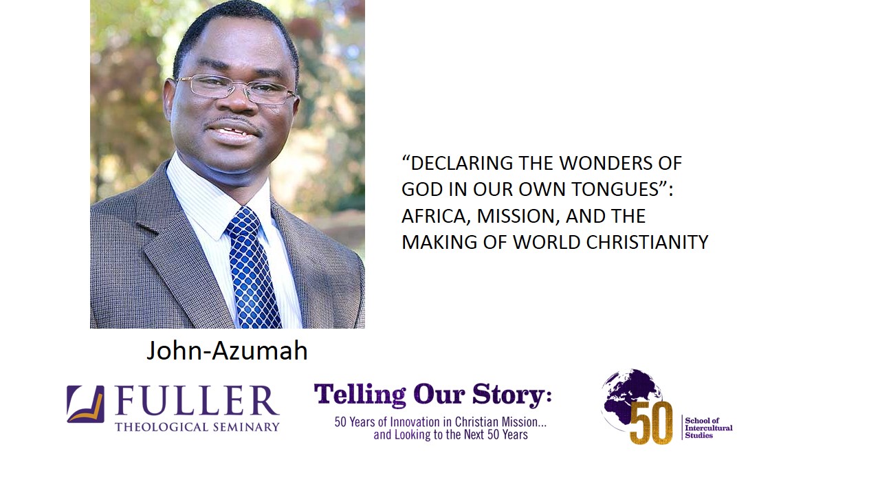 John Azumah: “Mission in the Islamic World: Making Theological and ...